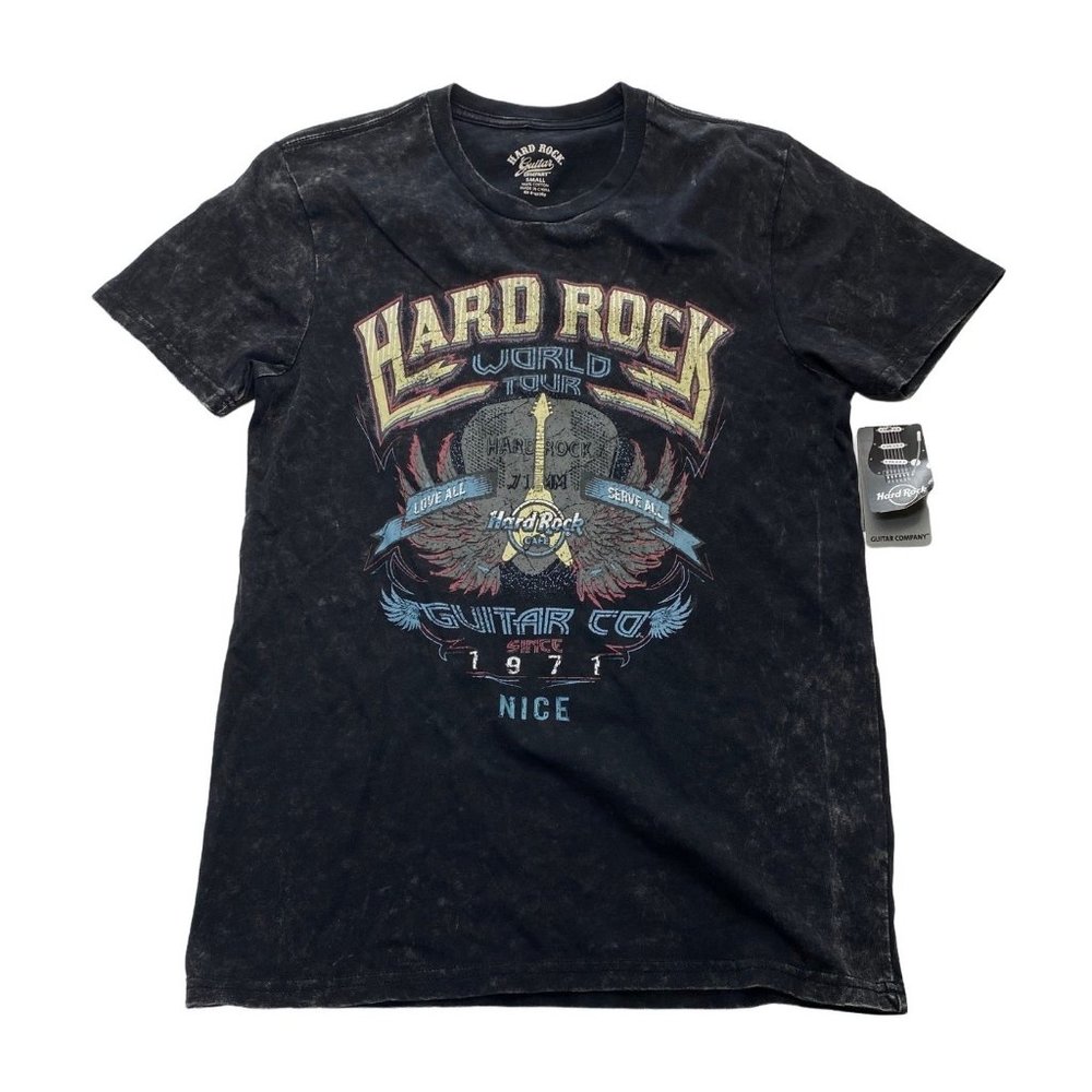 Hard Rock Cafe World Guitar Tour New T-Shirt Size Sma… - Gem